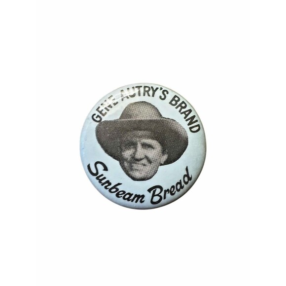 Accessories | Vintage Gene Autrys Brand Sunbeam Bread 125 Button Pin ...